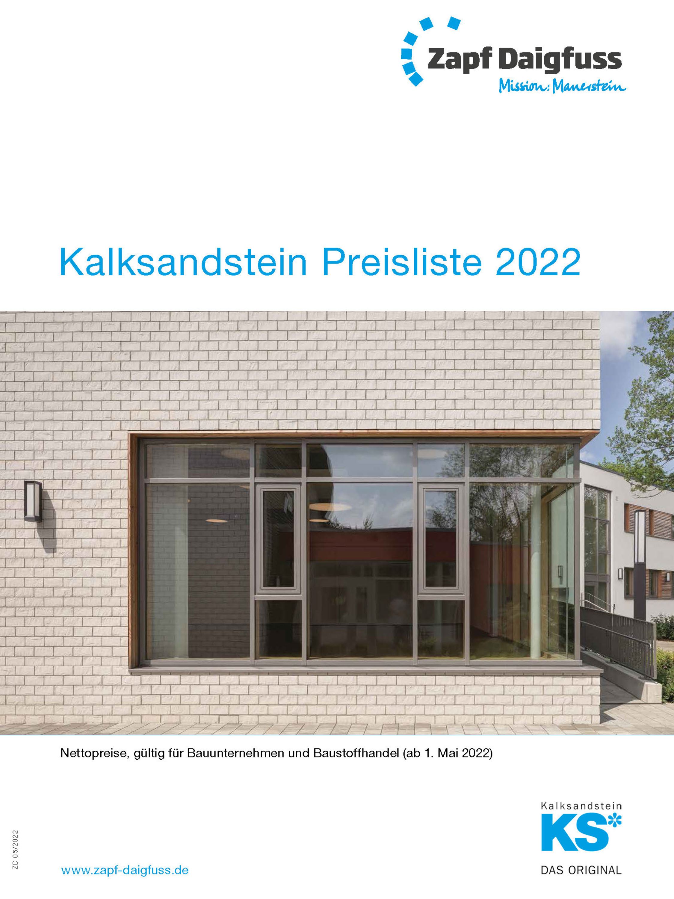 Preisliste | Zapf-Daigfuss